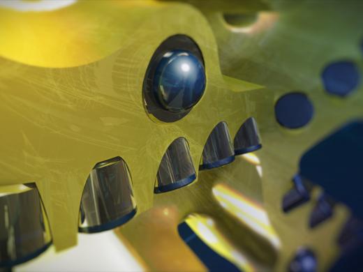 Increasing drilling efficiency with a bit that adjusts on the fly