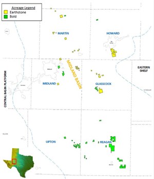 Permian basin tie-up for Earthstone, Bold