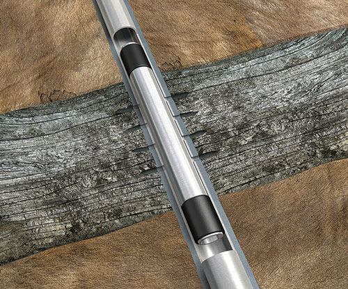 Record-length expandable liner enables gas lift completion, improves ...