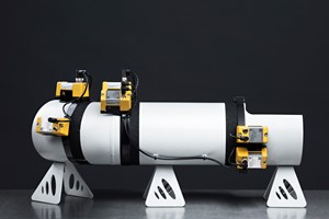 PipeMonit SWARM, a fixed point, online, non-intrusive ultrasonic monitoring solution. Photo ...