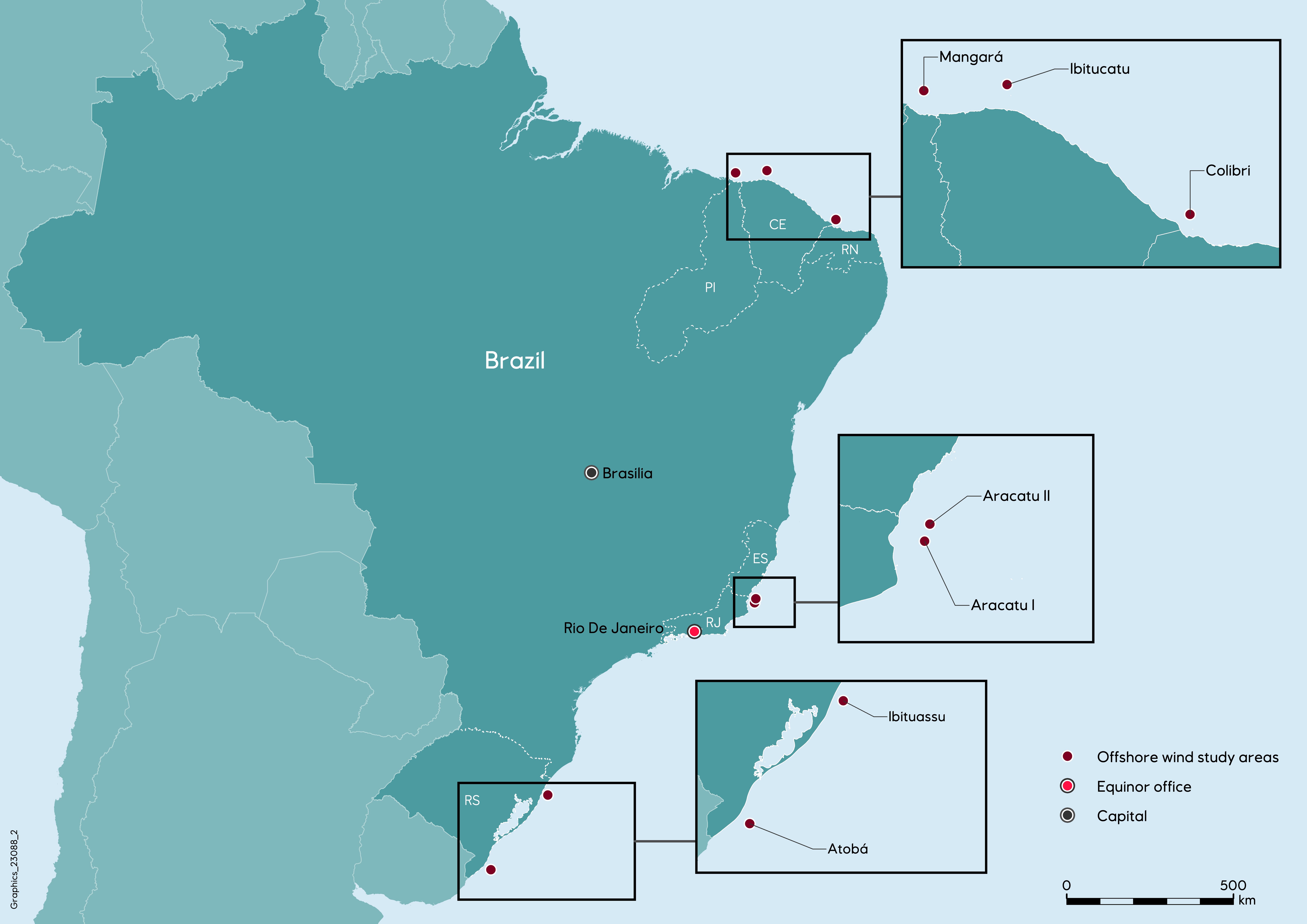 Equinor, Petrobras agree to evaluate seven offshore wind projects in Brazil