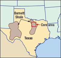 Barnett Shale fracture fairways aid exploration and production