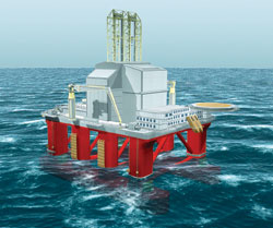 New rig designs: Sixth-generation drilling rig is under construction